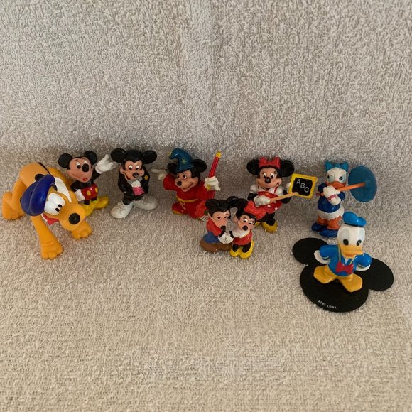 Toys | Vintage Disney Mickey Minnie Mouse Donald Daisy Duck Pluto ...